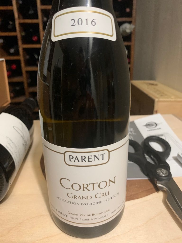 2016 Domaine Parent Corton Blanc, France, Burgundy, Côte de Beaune ...