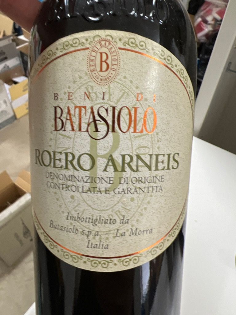 2007 Beni di Batasiolo Roero Arneis, Italy, Piedmont, Alba, Roero ...