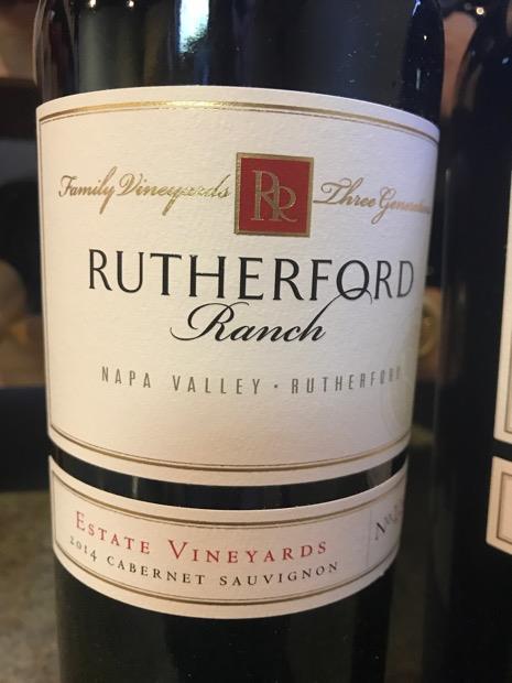 2014 Rutherford Ranch Cabernet Sauvignon Estate Vineyards, USA ...