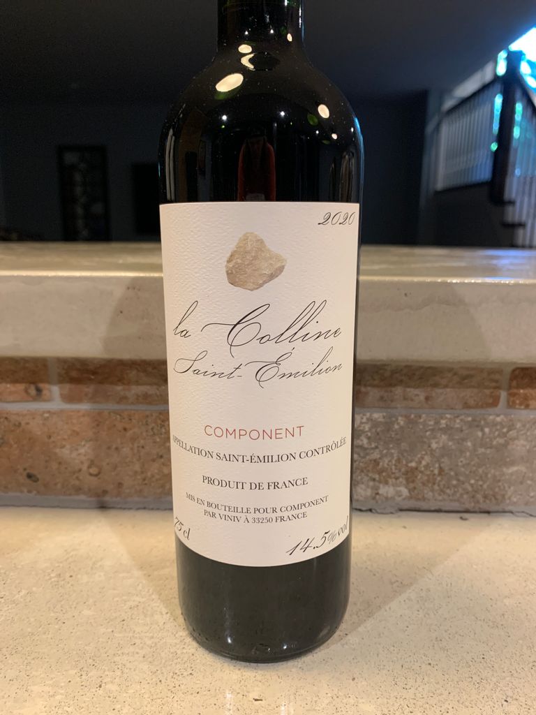 2020 Component Wine Company La Colline, France, Bordeaux, Libournais ...
