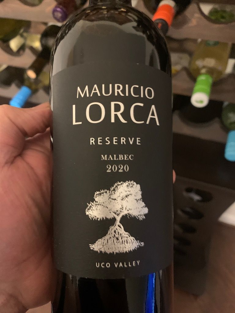 2020 Mauricio Lorca Malbec Angel's Reserve, Argentina, Mendoza, Valle ...