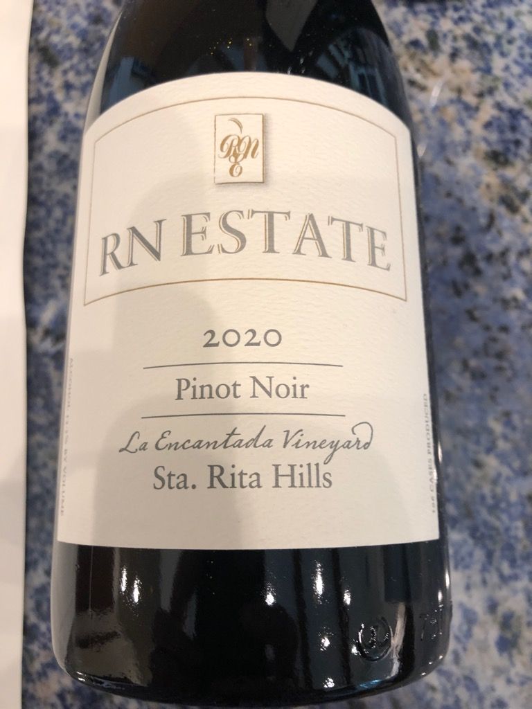 2020 RN Estate Vineyard Pinot Noir La Encantada, USA, California ...