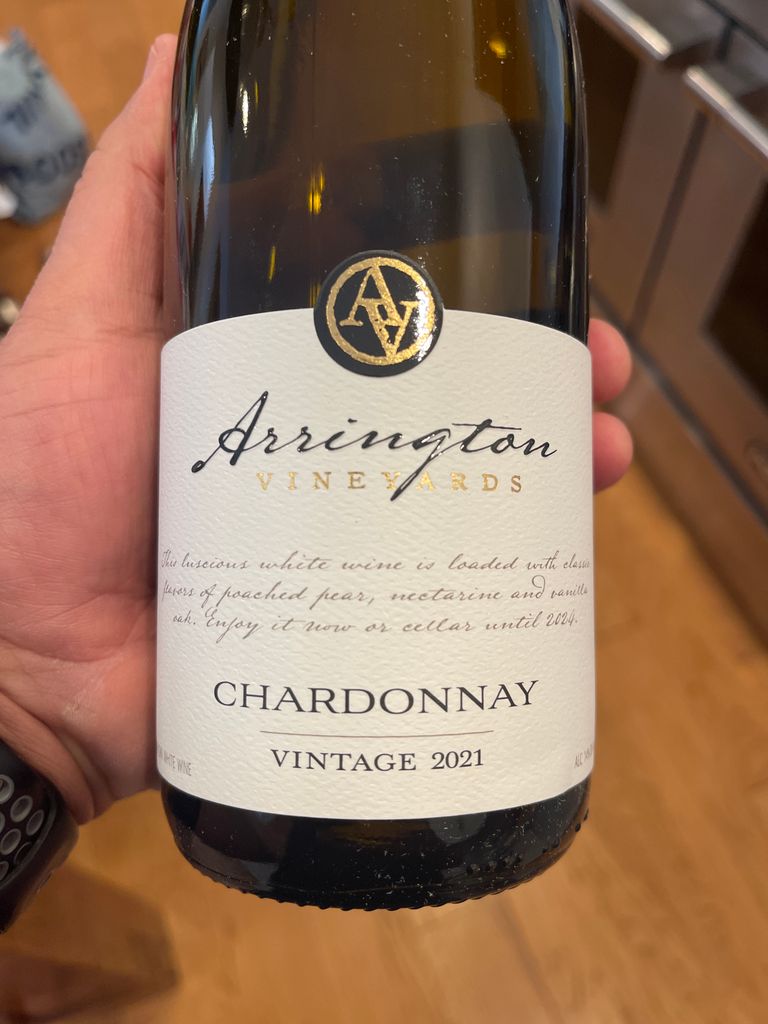 2021 Arrington Vineyards Chardonnay, USA, Tennessee - CellarTracker