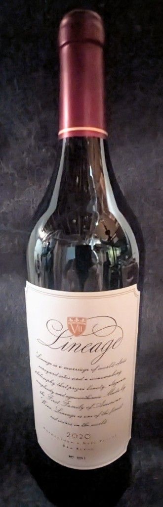 2020 Steven Kent Winery Lineage, USA, California, San Francisco Bay ...