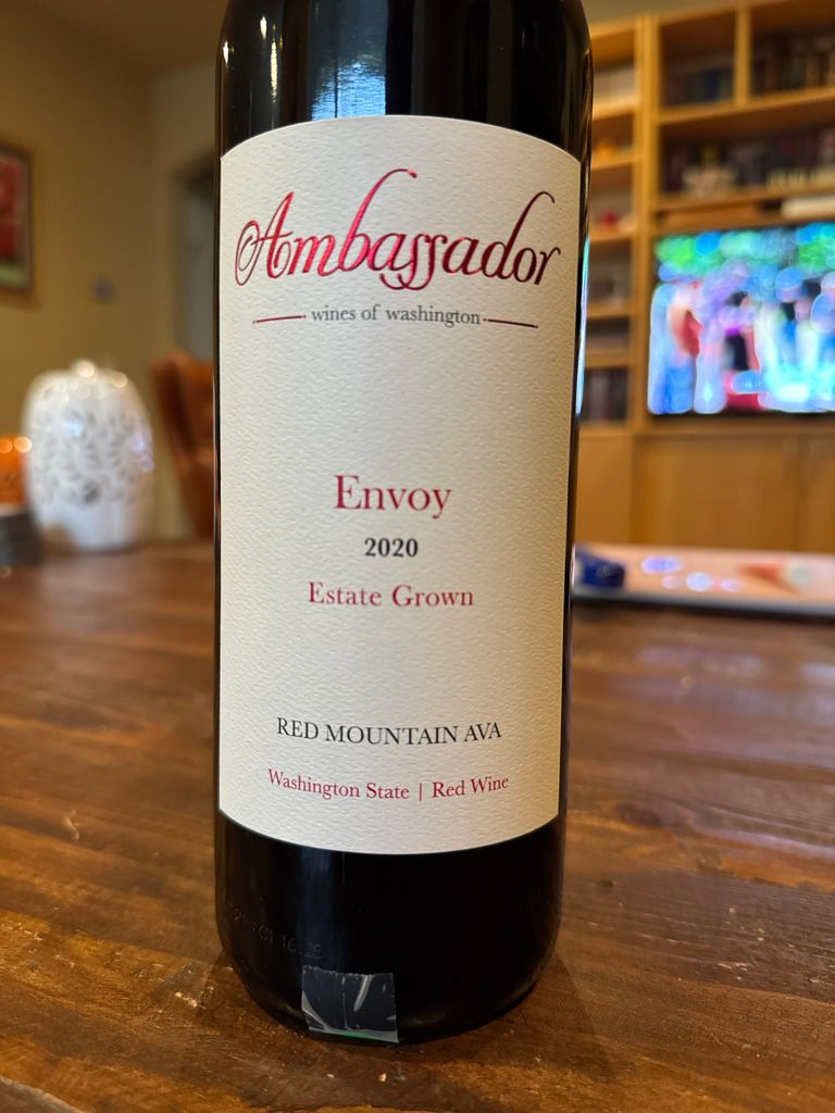 2020 Ambassador Wines Envoy, USA, Washington, Columbia Valley, Red ...