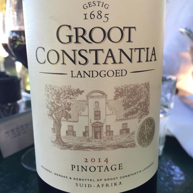 2014 Groot Constantia Pinotage, South Africa, Coastal Region, Cape ...