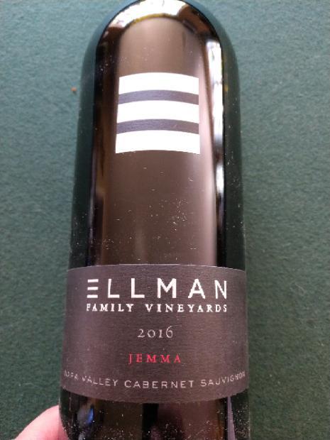 2016 Ellman Family Vineyards jemma, USA, California, Napa Valley ...