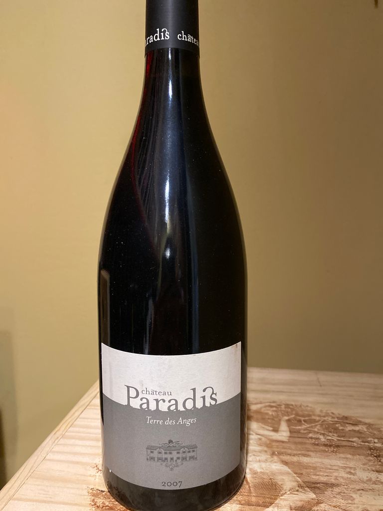 2017 Château Paradis Coteaux d'Aix-en-Provence Terre des Anges, France ...