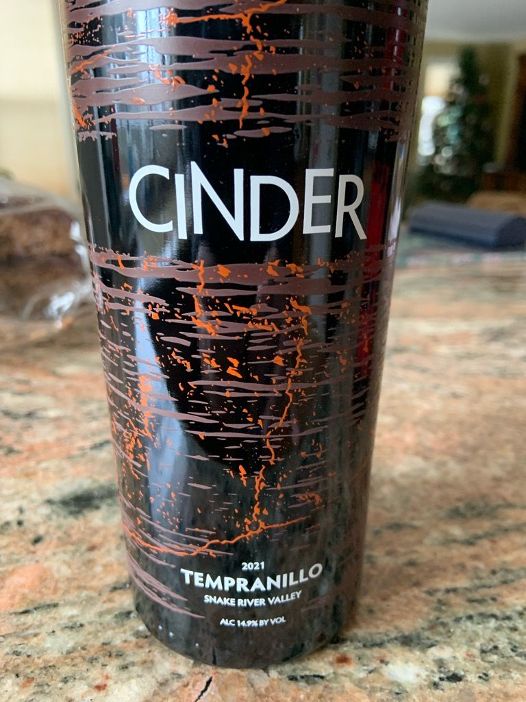 2022 Cinder Tempranillo Snake River Valley, USA, Idaho, Snake River ...