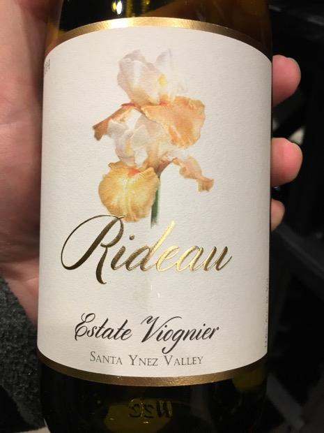 2015 Rideau Vineyard Viognier Estate, USA, California, Central Coast ...