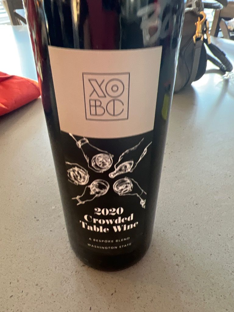 2020 XOBC Cellars Crowded Table Wine, USA, Washington - CellarTracker