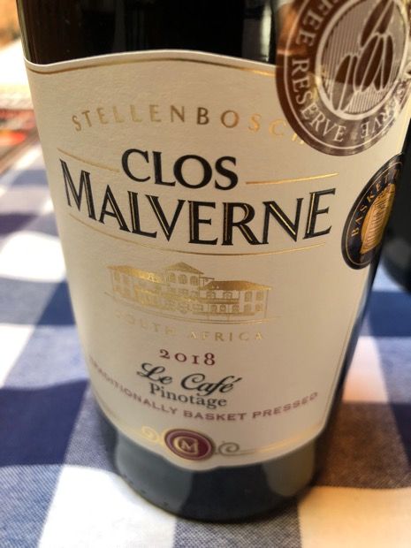 2020 Clos Malverne Pinotage le Café, South Africa, Coastal Region ...