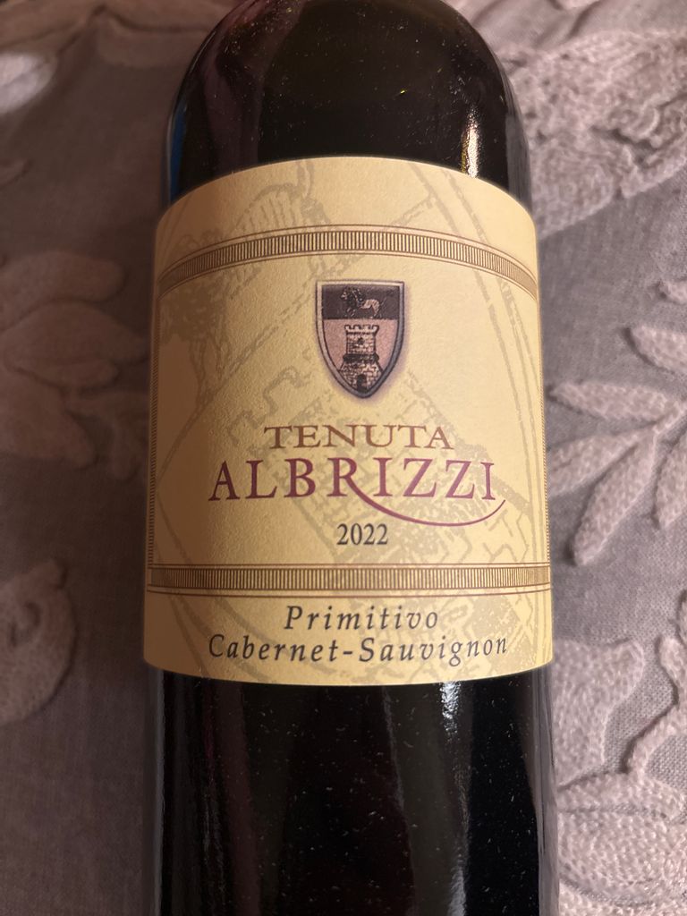 2023 Tenuta Albrizzi Cabernet Sauvignon - Primitivo Salento IGT, Italy ...
