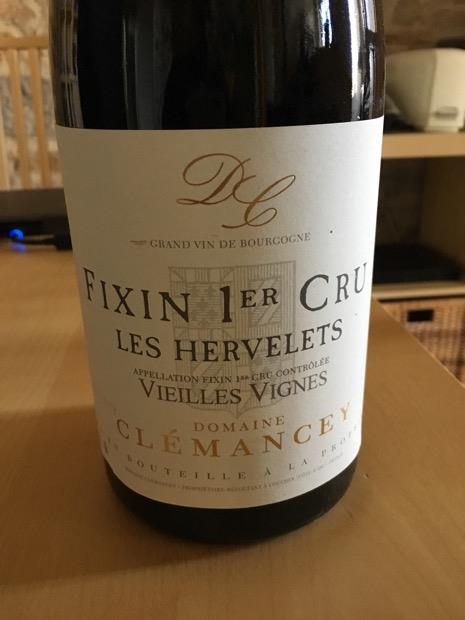 2013 Domaine Clémancey Fixin 1er Cru Hervelets, France, Burgundy, Côte ...