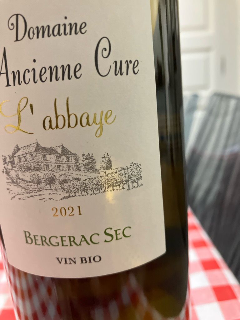 2021 Domaine de l'Ancienne Cure Bergerac Sec L'Abbaye, France ...