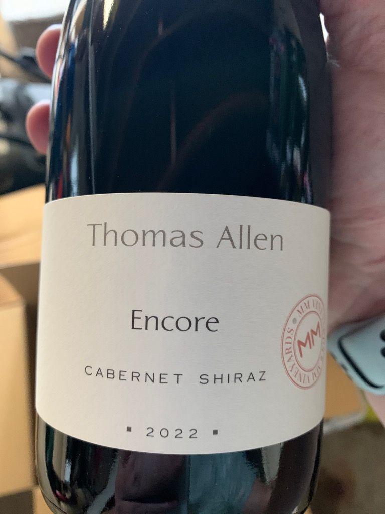 2021 Thomas Allen Encore Cabernet Shiraz, Australia, New South Wales ...