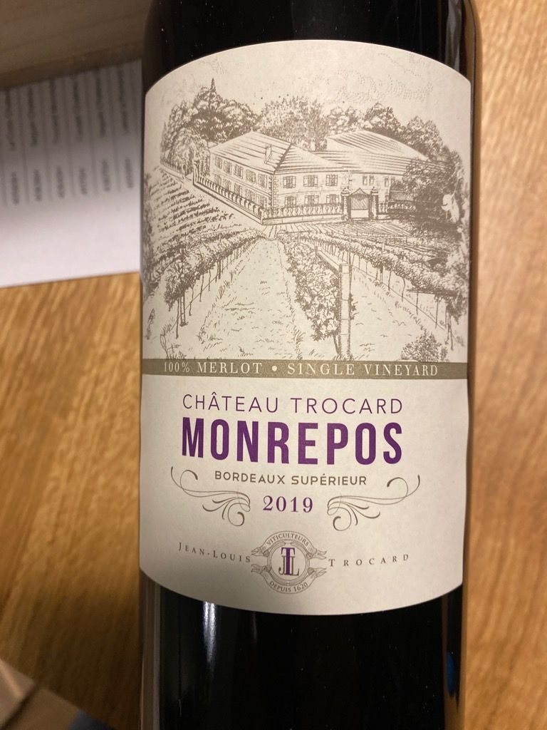 2023 Château Trocard Monrepos, France, Bordeaux, Bordeaux Supérieur ...
