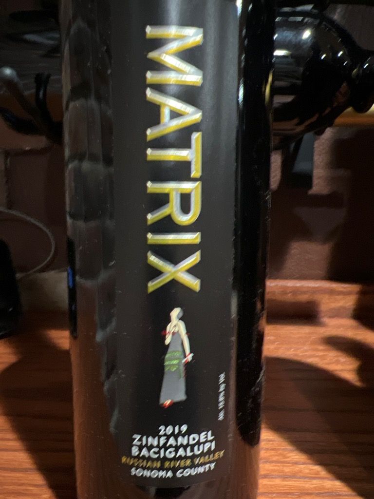 2021 Matrix Zinfandel Bacigalupi Vineyard, USA, California, Sonoma ...