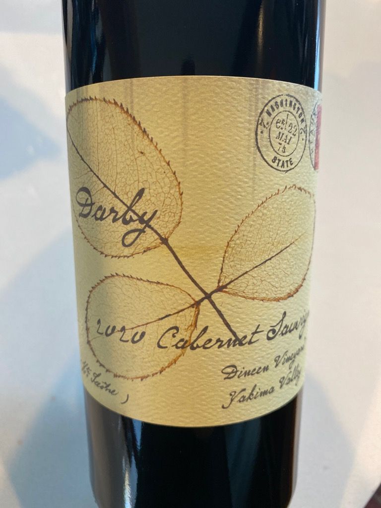 2021 Darby Cabernet Sauvignon Dineen Vineyard, USA, Washington ...