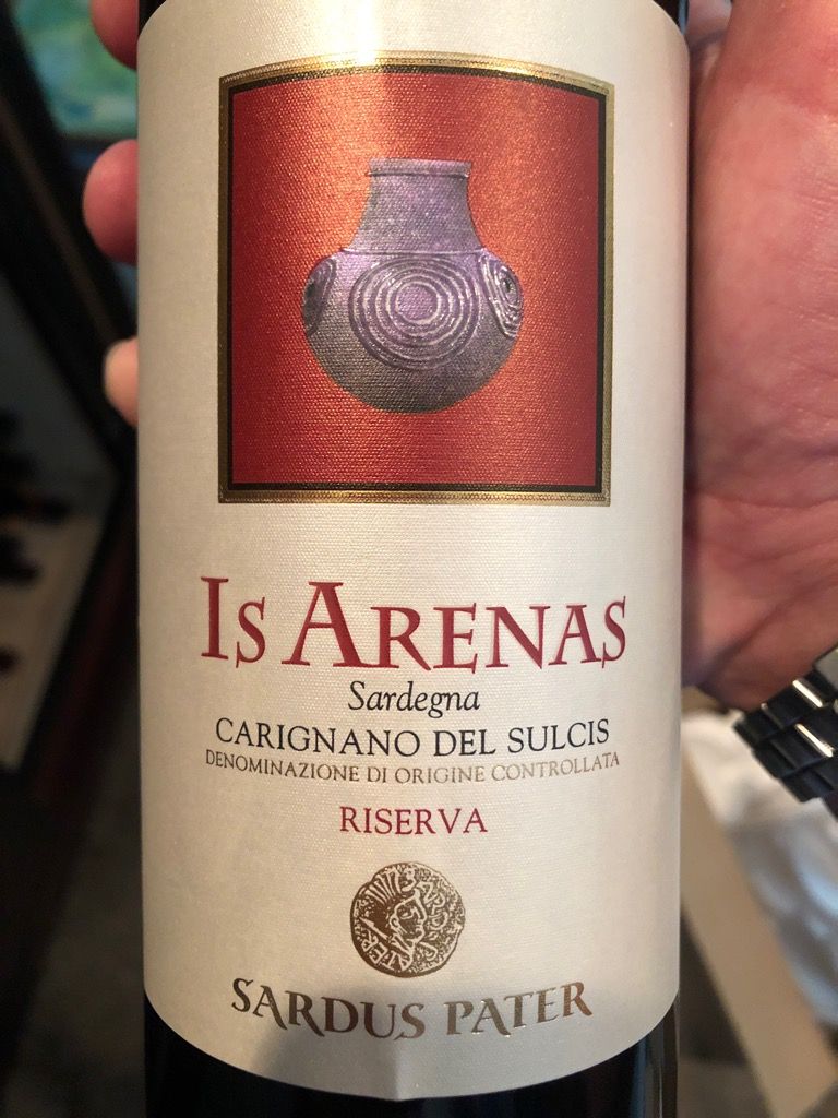 2019 Cantine Sardus Pater Carignano del Sulcis Is Arenas Riserva, Italy ...