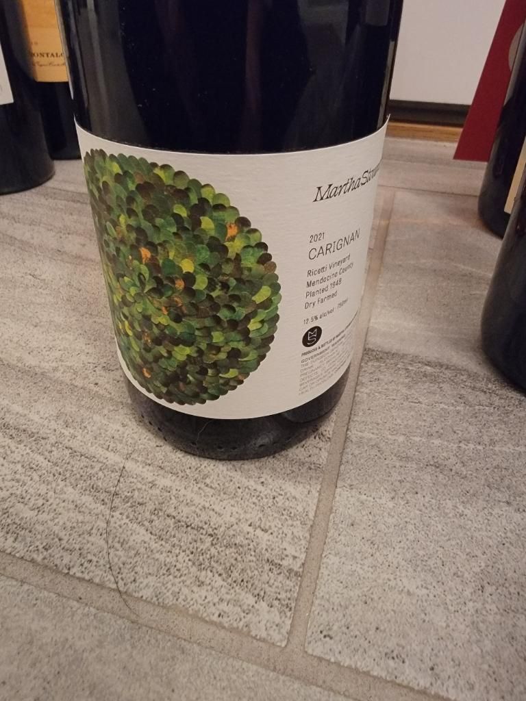 2021 Martha Stoumen Carignan Ricetti Vineyard, USA, California, North ...