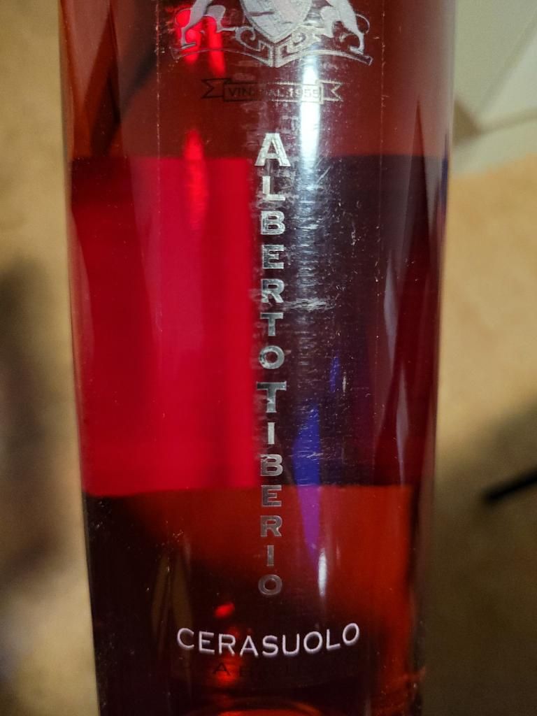 2020 Alberto Tiberio Cerasuolo d'Abruzzo, Italy, Abruzzi, Cerasuolo d ...