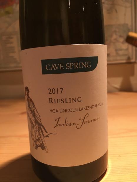 2017 Cave Spring Riesling Indian Summer Select Late Harvest, Canada ...