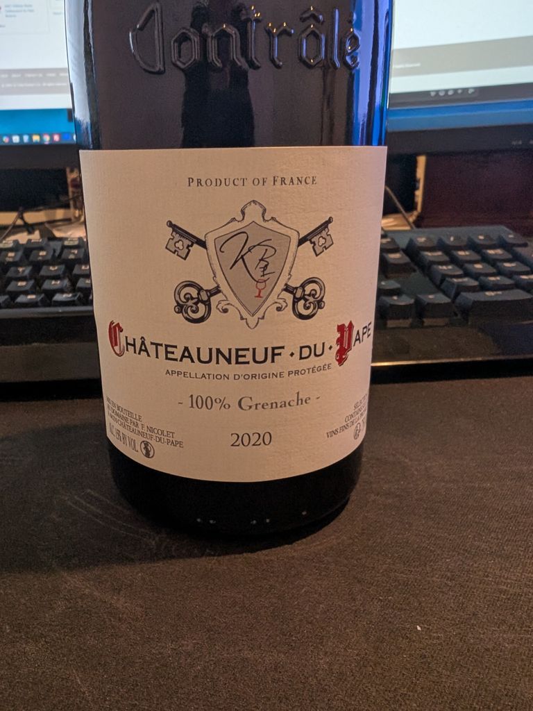 2020 Domaine Francoise Laget (Laget Royer) Châteauneuf-du-Pape ...