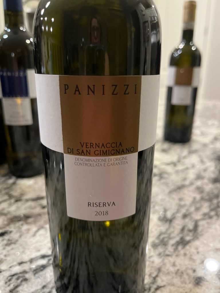 2018 Panizzi Vernaccia di San Gimignano Riserva, Italy, Tuscany, San ...