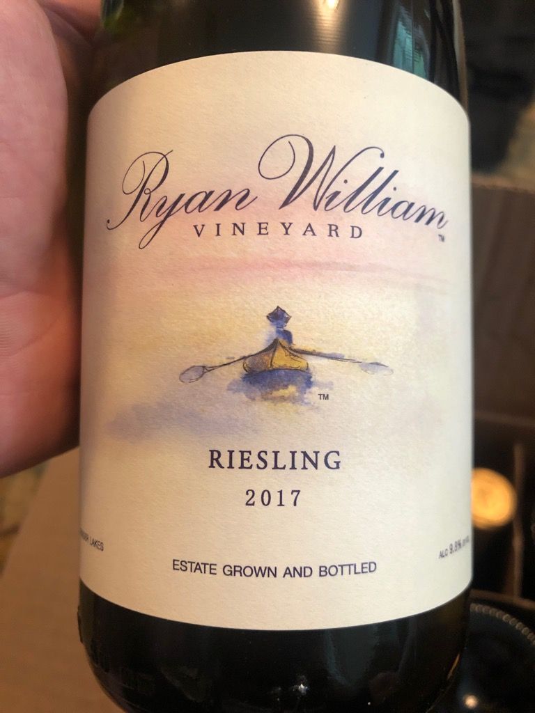 2015 Ryan William Vineyard Riesling, USA, New York, Finger Lakes ...
