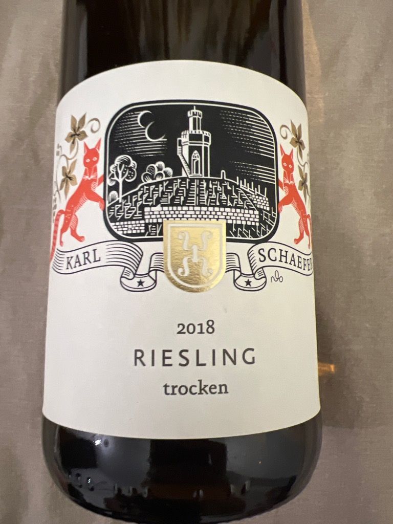 2015 Karl Schaefer Riesling trocken, Germany, Pfalz - CellarTracker