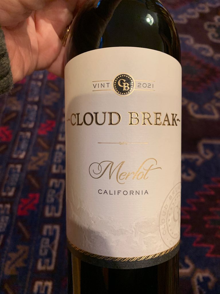 2021 Cloud Break Merlot, USA, California, Central Coast - CellarTracker