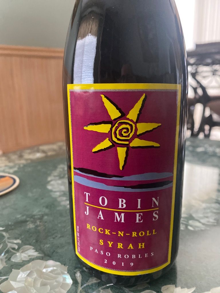 2019 Tobin James Syrah Rock N Roll, USA, California, Central Coast ...