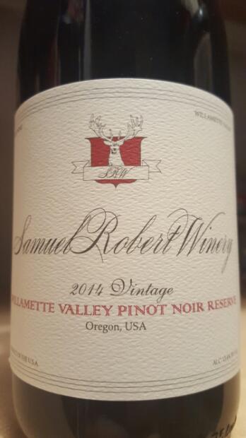 2023 Samuel Robert Winery Pinot Noir Reserve, USA, Oregon, Willamette ...
