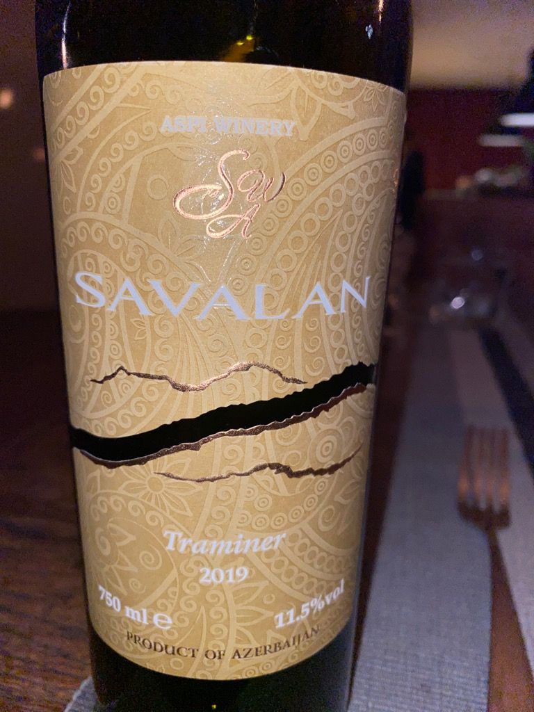 2019 Aspi Winery Traminer Savalan, Azerbaijan - CellarTracker