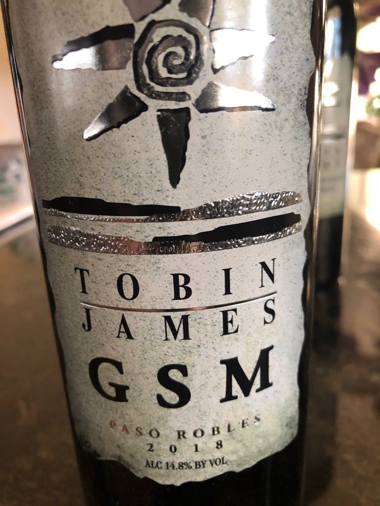 2018 Tobin James GSM Silver Reserve, USA, California, Central Coast ...