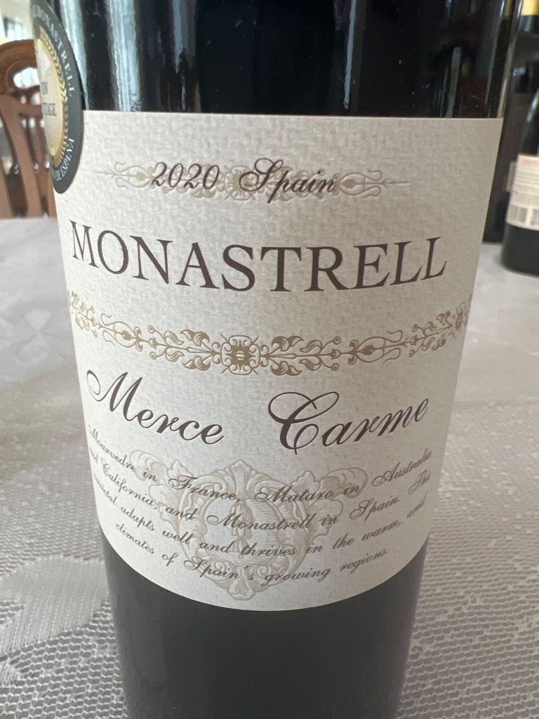 2020 Merce Carme Monastrell, Spain - CellarTracker