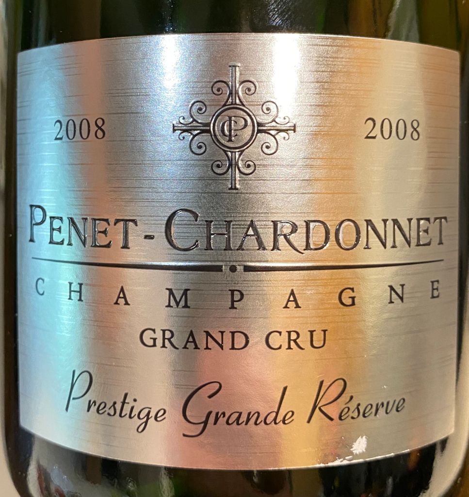 2008 Penet-Chardonnet Champagne Grand Cru Prestige Grande Reserve Extra ...