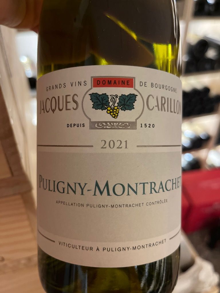 2021 Domaine Jacques Carillon Puligny-Montrachet, France, Burgundy ...