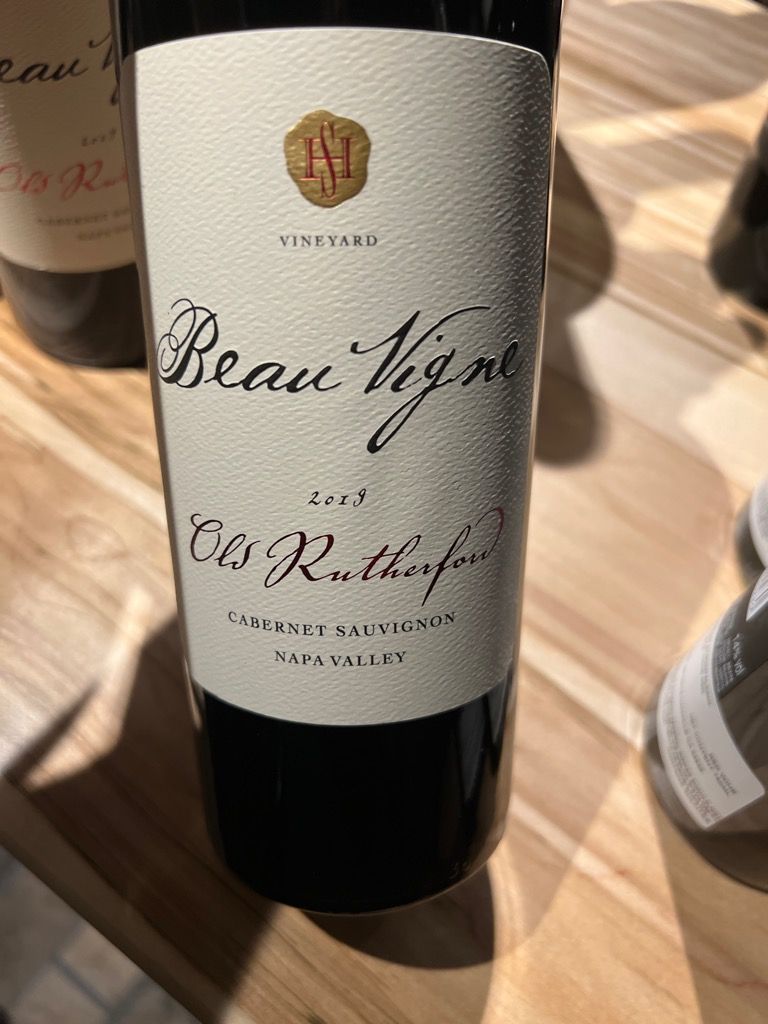 2019 Beau Vigne Cabernet Sauvignon Cabby, USA, California, Napa Valley ...