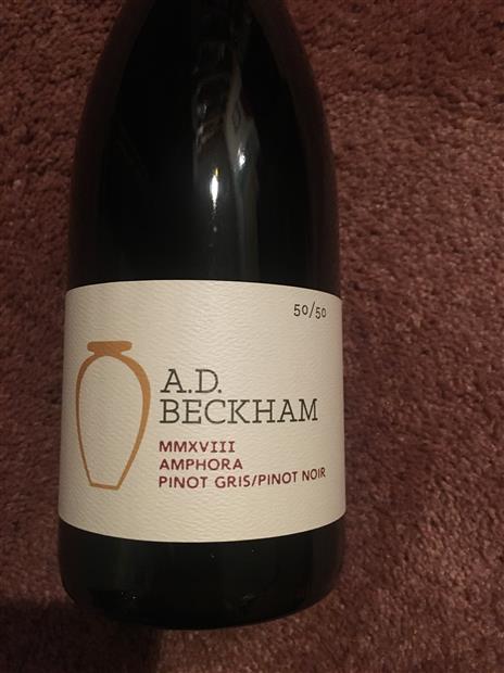 2021 Beckham Estate Vineyard A.D. Beckham Amphora 50/50 Rouge, USA ...