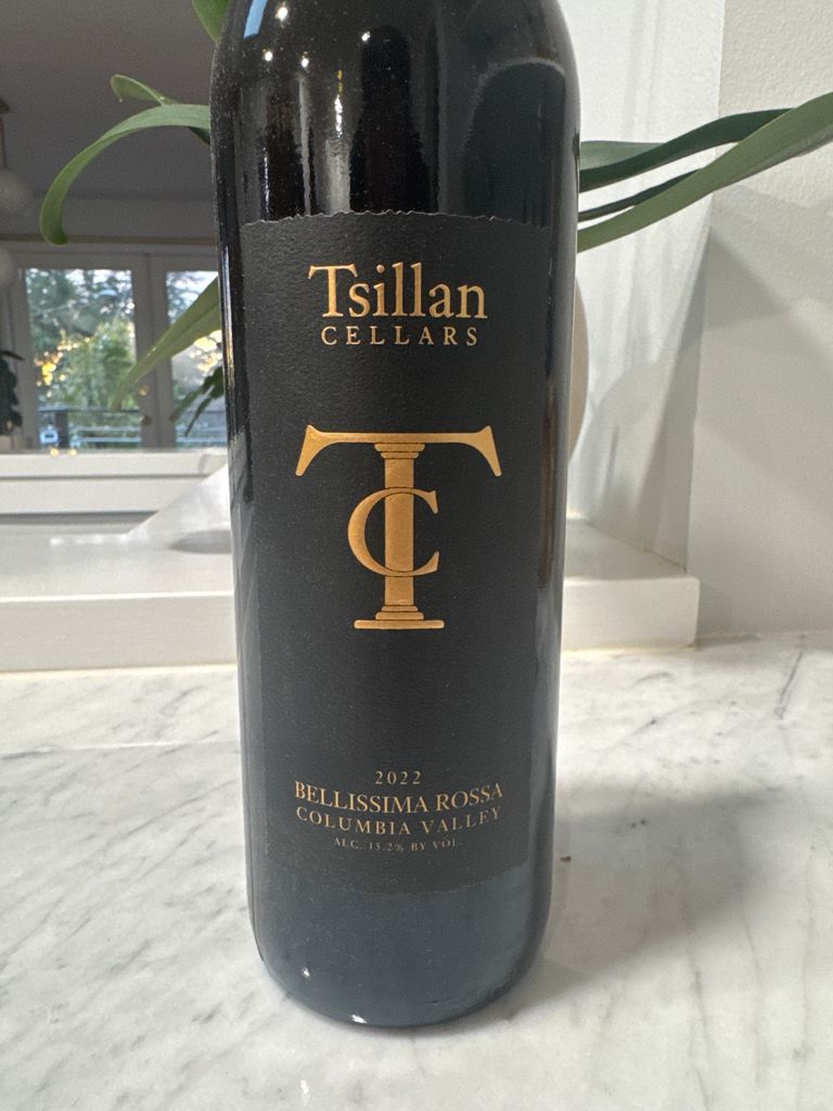 2022 Tsillan Cellars Bellissima Rossa, USA, Washington, Columbia Valley ...