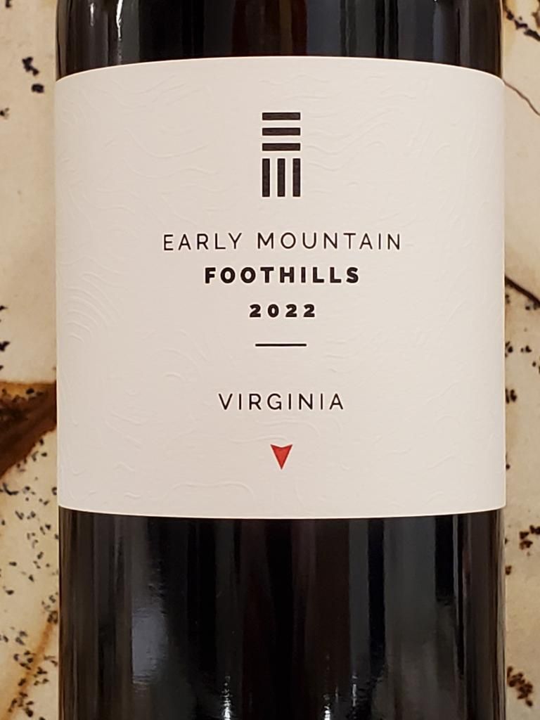 2022 Early Mountain Vineyards Foothills, USA, Virginia, Central ...