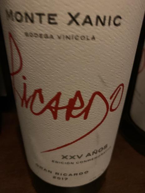 2017 Monte Xanic Gran Ricardo, Mexico, Baja California, Valle de ...