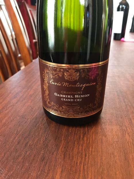 NV Gabriel Simon Champagne Grand Cru Cuvée Montesquieu, France ...