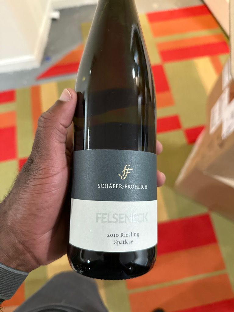 2018 Schäfer-Fröhlich Bockenauer Felseneck Riesling Spätlese #18, Germany, Nahe - CellarTracker