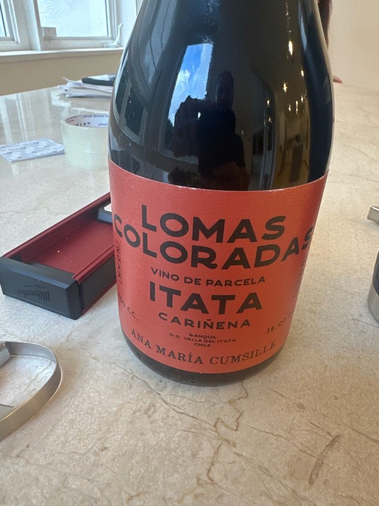 2022 Ana María Cumsille Carignan Lomas Coloradas, Chile, Itata Valley ...