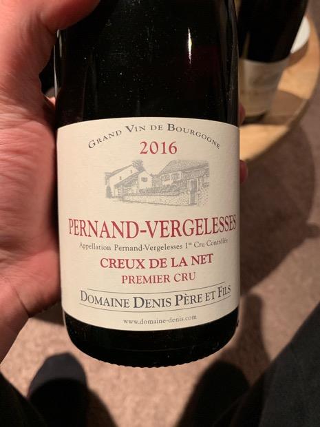 2019 Denis Pere & Fils Pernand-Vergelesses 1er Cru Creux de la Net ...