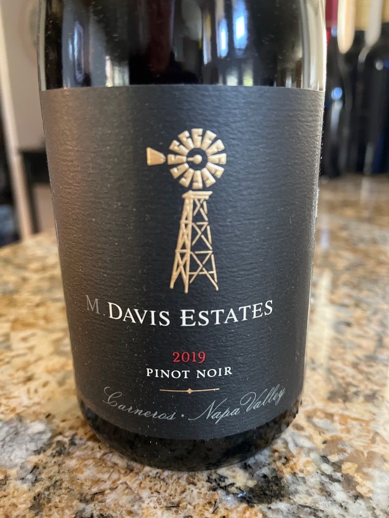 2019 Davis Estates Pinot Noir, USA, California, Napa Valley - CellarTracker