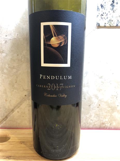 2017 Pendulum Cabernet Sauvignon, USA, Washington, Columbia Valley ...